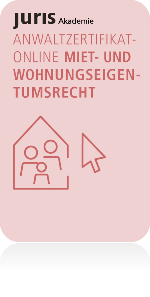Anwalt­Zertifikat­Online Miet- und Wohnungs­eigentums­recht - ra-online ...